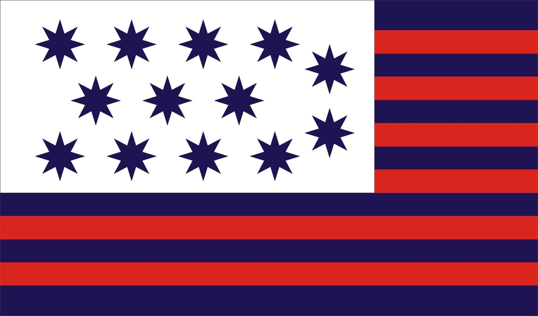 One of my favorite flags from the American Revolution. : r/vexillology