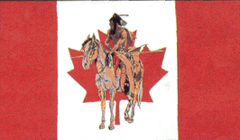 #2721 Canada - Indian on horse