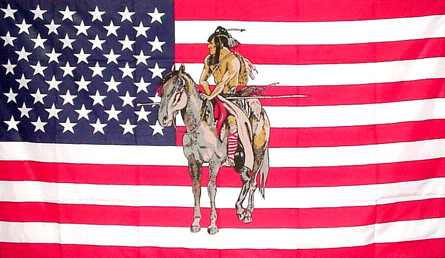 #2713 USA Indian on HOrse